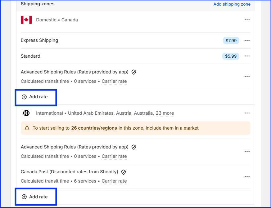 Creating Shipping Profiles for Priority Shipment – Portless